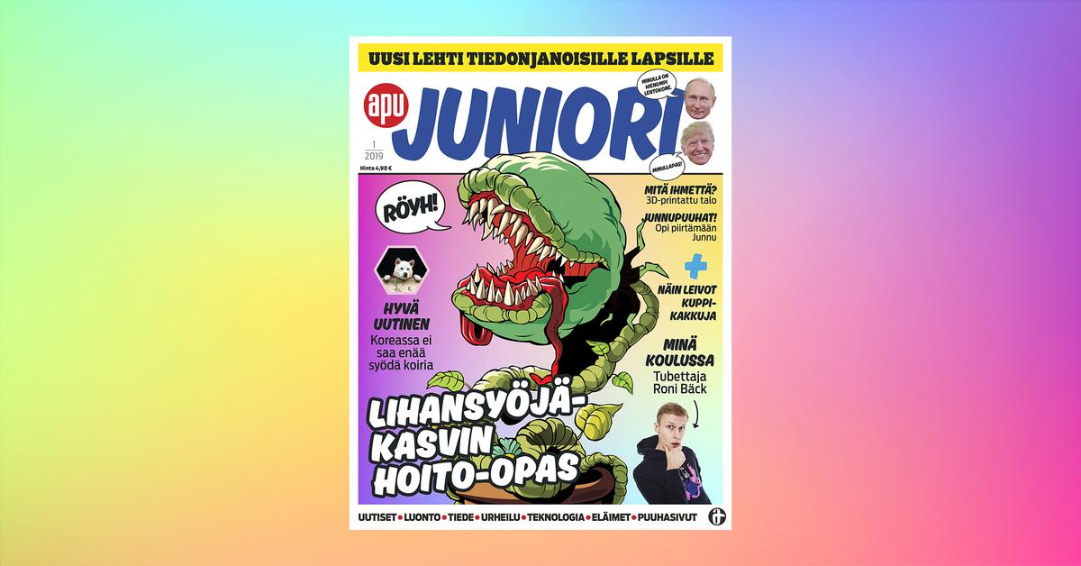 Apu Juniori on uusi lehti tiedonjanoisille lapsille | A-lehdet